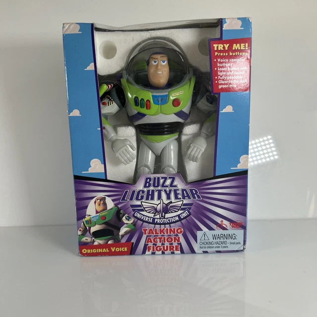 THINKWAY TOYS #62947 Buzz Lightyear Talking Action Figure Toy Story ...