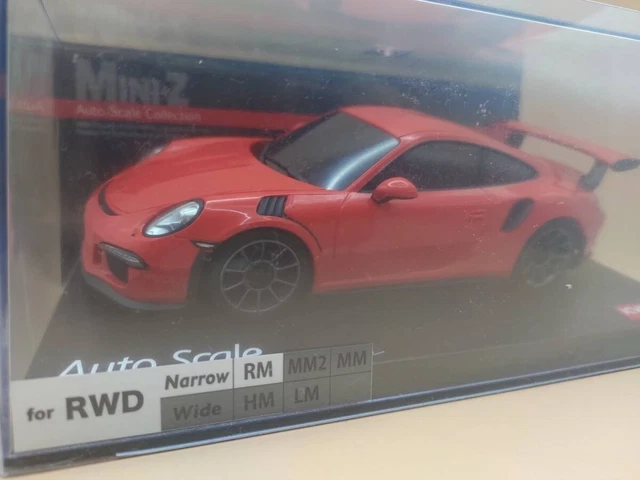 NEW KYOSHO MINI-Z ASC Porsche 911 GT3 RS Lava Orange Auto Scale ...