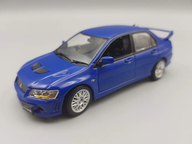 1/43 AUTOART MITSUBISHI Lancer Evo VII ( Blue) - 57163 EUR 60,00 ...