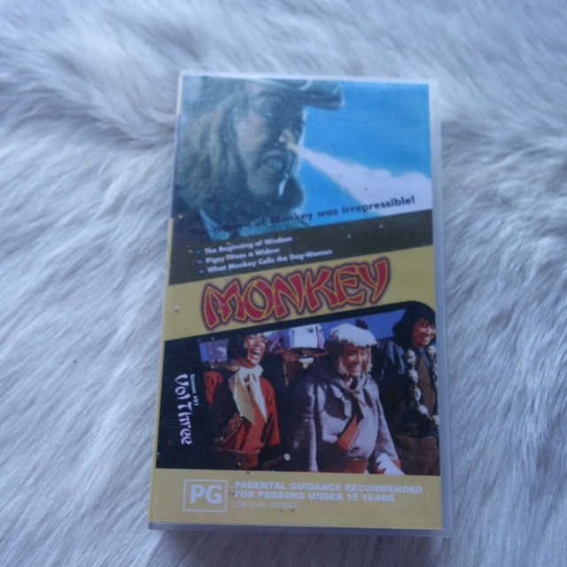MONKEY VOL 3 VHS Monkey Video Wu Chengen 70s Vintage Japanese TV Drama ...