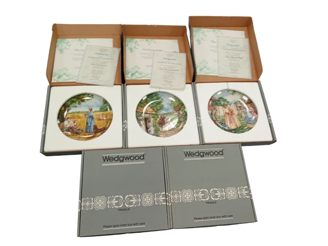 WEDGWOOD LIMITED EDITION Collectors Plates Country Days Set of 5 ...