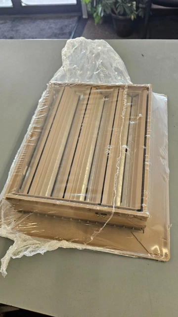 10X8 FLOOR GRILL with damper, Shoemaker #1600-O $25.00 - PicClick