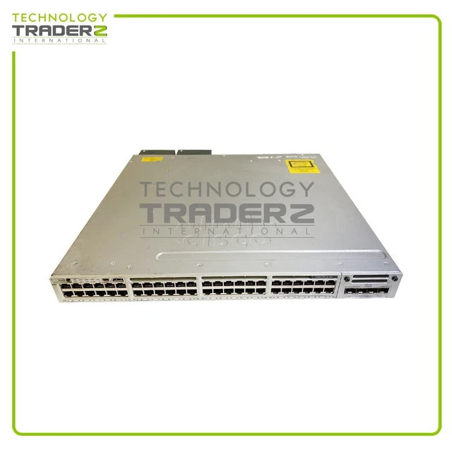 WS-C3850-48F-L V07 CISCO Catalyst 3850 48 Port Poe + Switch W/1x C3850-NM-4-1G EUR 121,94 ...