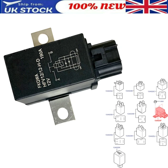 BATTERY DISCONNECT RELAY for Ford Transit MK7 2006-2014 1701106 6C1T ...