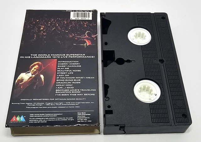 NEIL DIAMOND LOVE at the Greek VHS 1992 Remastered Stereo £11.81 ...