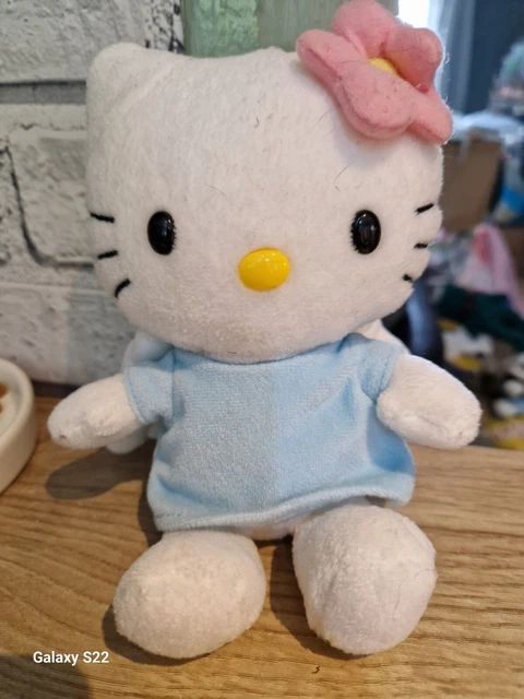 SANRIO TY BLUE Angel Hello Kitty Plush Teddy Official 6” Teddy Bear ...