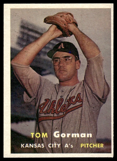 1957 TOPPS TOM Gorman Kansas City Athletics #87 EUR 5,54 - PicClick FR