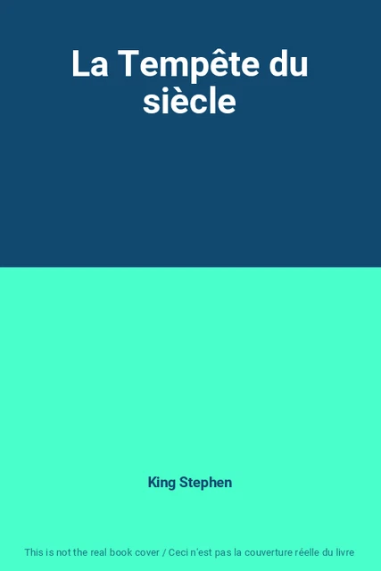 LA TEMPÊTE DU siècle EUR 10,29 - PicClick FR