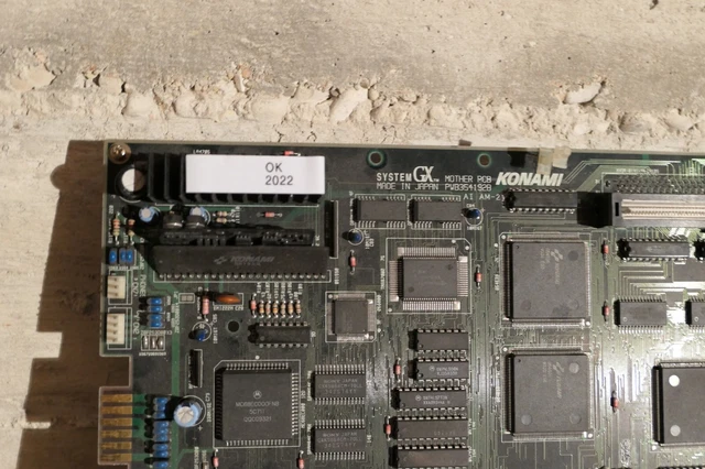 MOTHERBOARD KONAMI GX pcb 100% original jamma works ok arcade ...