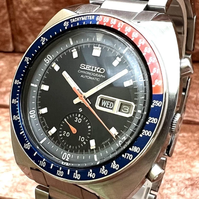 POPULAR, SEIKO, SEIKO speed timer, self-winding, Pepsi bezel, first ...