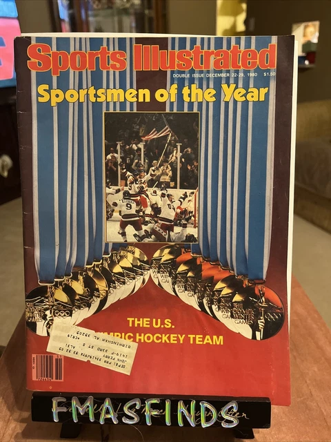 E2 1980 US OLYMPIC HOCKEY TEAM SOY Sports Illustrated Miracle On Ice ...