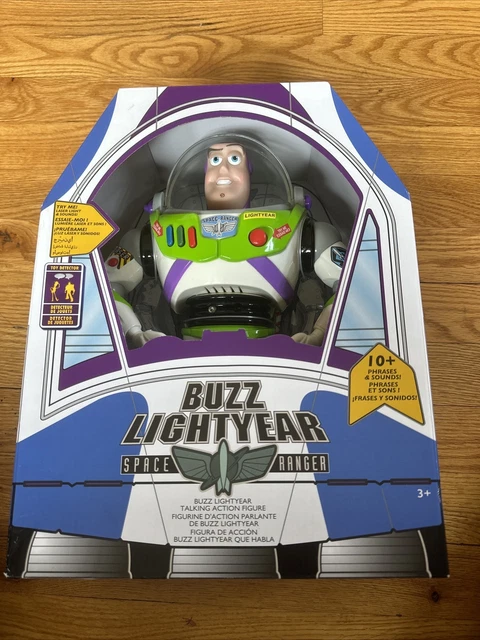 DISNEY BUZZ LIGHTYEAR Interactive Talking Action Figure – Toy Story ...