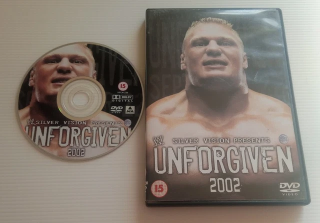 WWE UNFORGIVEN 2002 DVD Kurt Angle Wrestling WWF Undertaker Brock ...