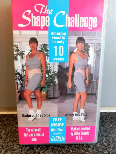 THE SHAPE CHALLENGE (VHS, 1992) Libby Roberts £7.50 - PicClick UK