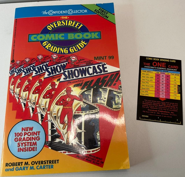 THE OVERSTREET COMIC Book Grading Guide with The OWL Card Whiteness ...