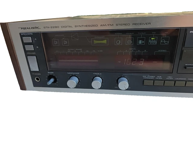 RARE VINTAGE RADIO SHACK Realistic STA-2280 AM/FM Stereo Receiver ...