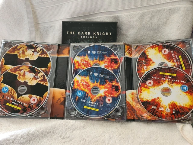 THE DARK KNIGHT Trilogy Batman/Batman Begins/Dark Knight/Dark Knight Rises DVDs £3.83 - PicClick UK