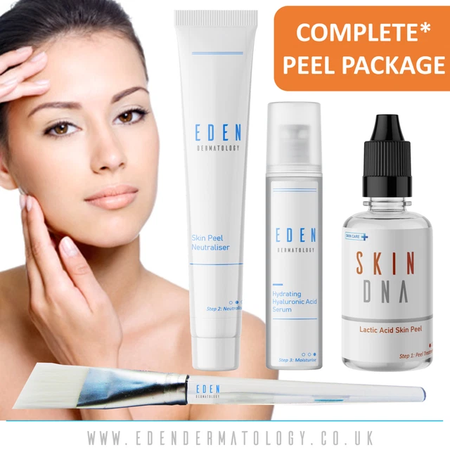 LACTIC ACID SKIN Peel, Option Neutraliser & Serum - 20,30,40,50,60,70 |SDNA £14.49 - PicClick UK