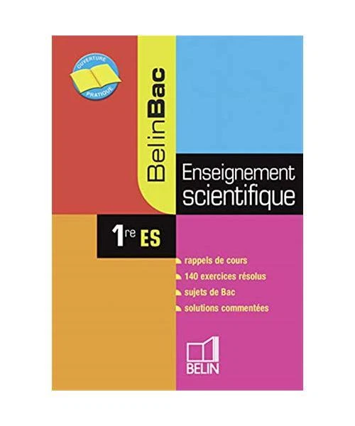 ENSEIGNEMENT SCIENTIFIQUE 1RE ES, David, Jerôme EUR 8,99 - PicClick FR