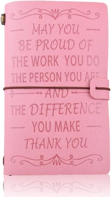COWORKER APPRECIATION GIFT Inspirational Journal Leather Notebooks for ...