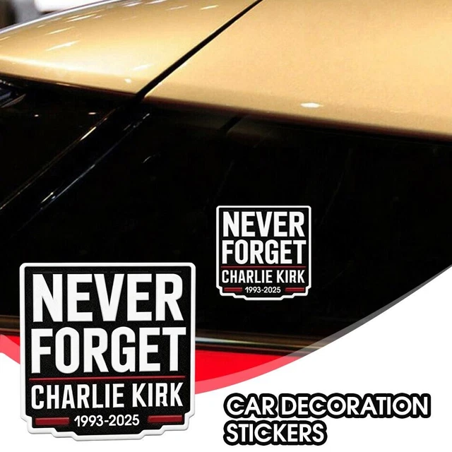 CHARLIE KIRK TRUE American Hero Car Bumper Stickers Decals Decor G9G7 ...