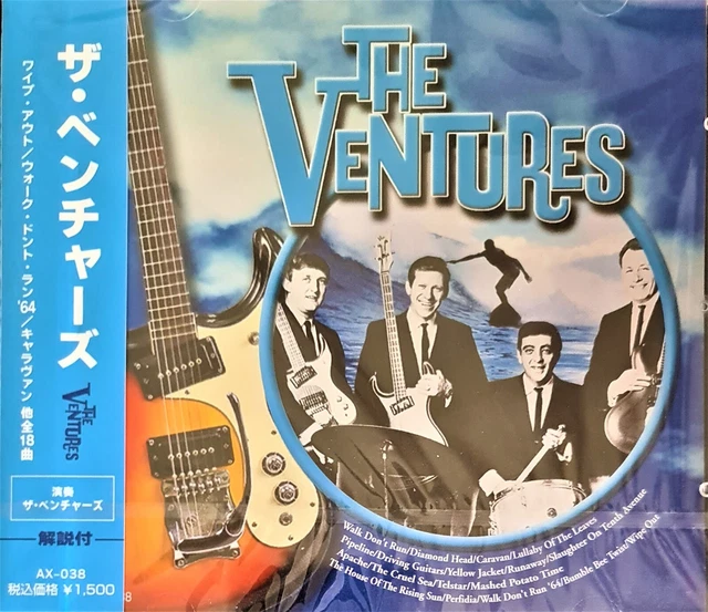 THE VENTURES & WALK Don't Run " Arc Japanese Edition Cd With Obi Brand ...