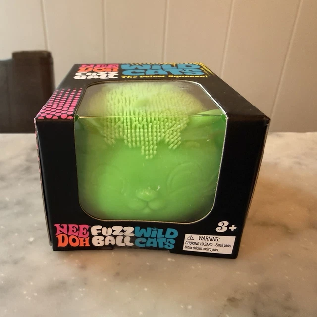 NEEDOH NEE DOH Fuzz Ball Wild Cats- Green (In Hand, Next Day Ship) £31. ...