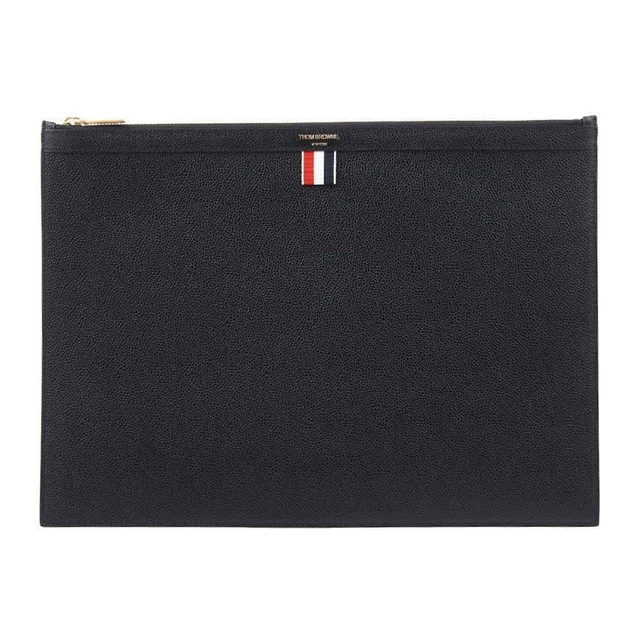 THOM BROWNE MEN'S Pebble Grain Clutch Bag MAC020L 00198 001 FW25 ...