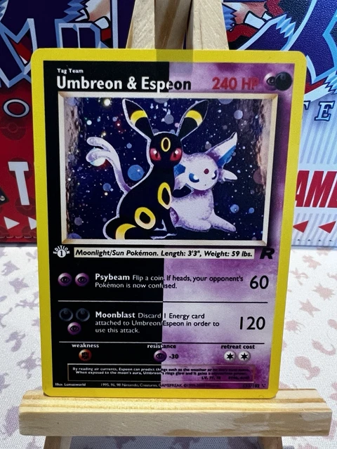 UMBREON & ESPEON Pokemon CUSTOM fanmade METAL Full Art Illustration ...