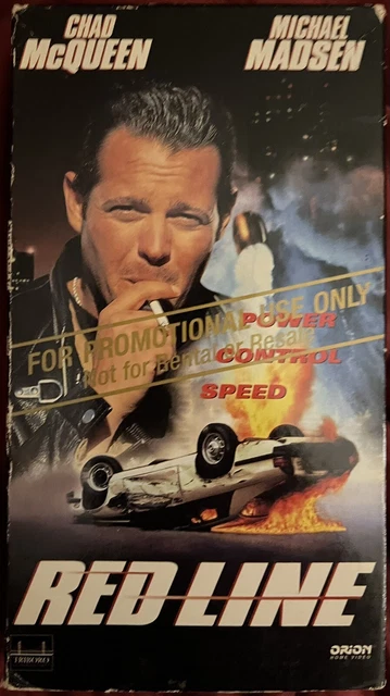2FER CHAD MCQUEEN RARE VHS Red Line (1995) Screener & New York Cop ...