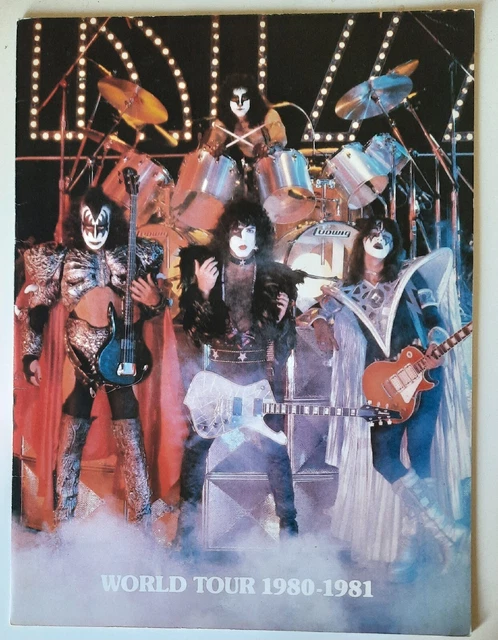 KISS 1980 GERMAN Unmasked Tourbook Program Magazin Kizz Logo No Vinyl ...