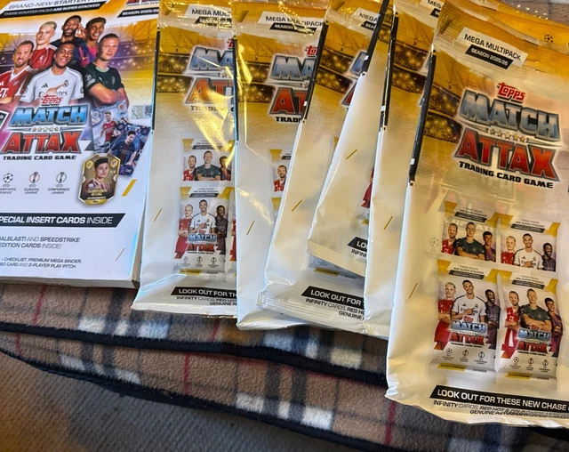 UCC MATCH ATTAX 2025/26 Starter Pack - Football Trading Cards + 9 packs ...