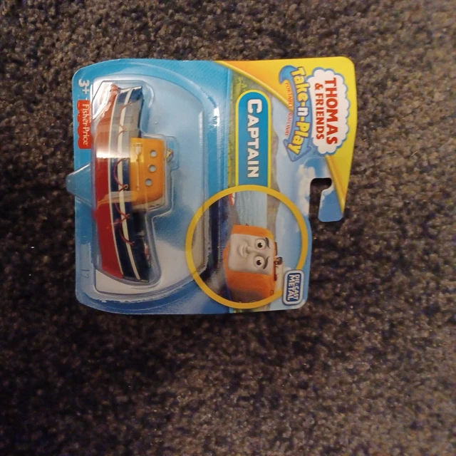 THOMAS AND FRIENDS Take n Play Captain Die-cast Metal LifeBoat 2015 NEW ...