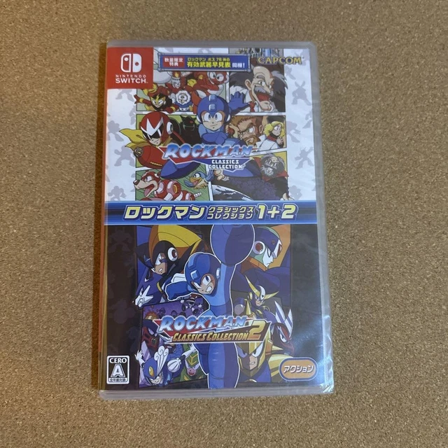NINTENDO SWITCH ROCKMAN Mega Man Classics Collection 1+2 Capcom Japan ...
