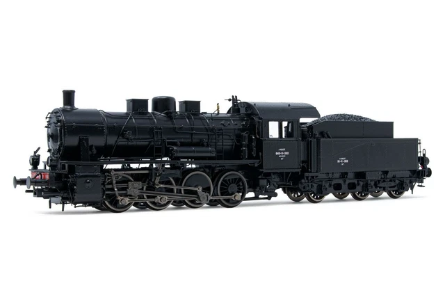 JOUEF HJ2404S 040 D STEAM LOCOMOTIVE, BLACK Livery SNCF depot Metz ...