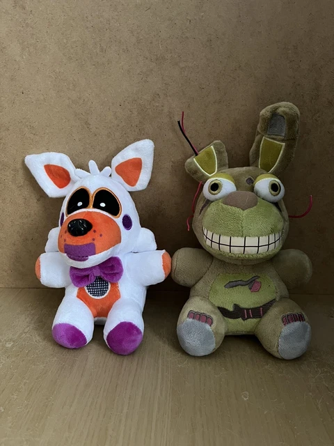FIVE NIGHTS AT Freddy's FNAF Nightmare Springtrap & Lobit 7" Plush 2016 ...