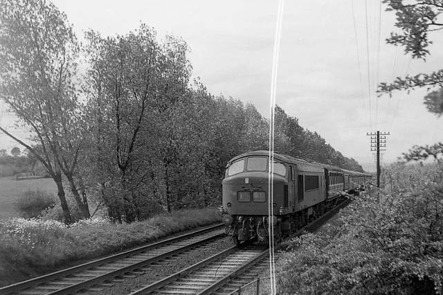 35MM NEGATIVE BR Sulzer Type 4 Peak Diesel (Class 45) D41 Lickey ...