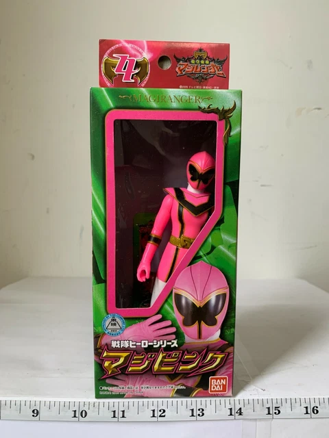 BANDAI POWER RANGERS Sentai Hero Series Sentai Magiranger Magi Pink ...
