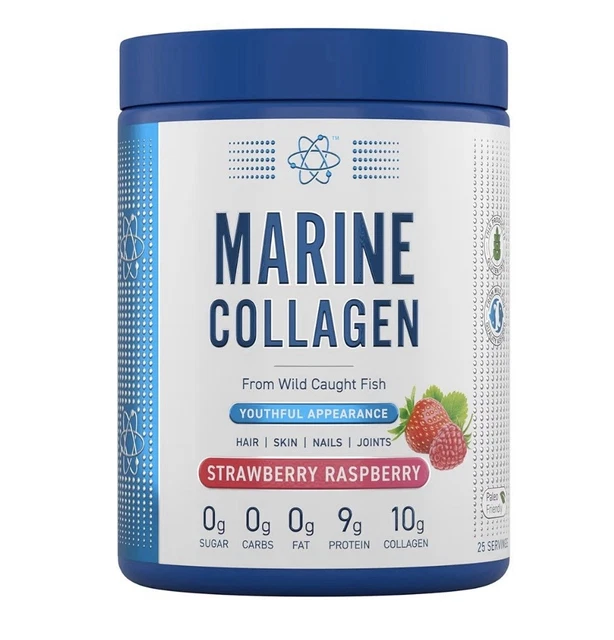 APPLIED NUTRITION MARINE Collagen Powder Strawberry & Raspberry Flavour ...