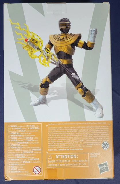 HASBRO POWER RANGERS Lightning Collection Zeo Gold Ranger Figure ...