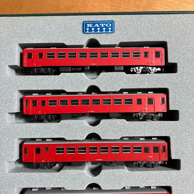 KATO N GAUGE Red 6-Car Passenger Train Model Set Used £122.64 - PicClick UK