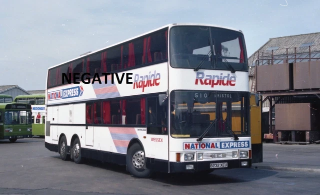 35MM BUS NEGATIVE Wessex National Express Rapide Mcw 232 B232Xeu Neg No ...