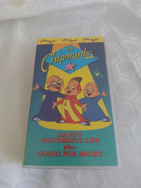 ALVIN & THE Chipmunks Playbox Vhs Video 1990 Retro £12.99 - PicClick UK