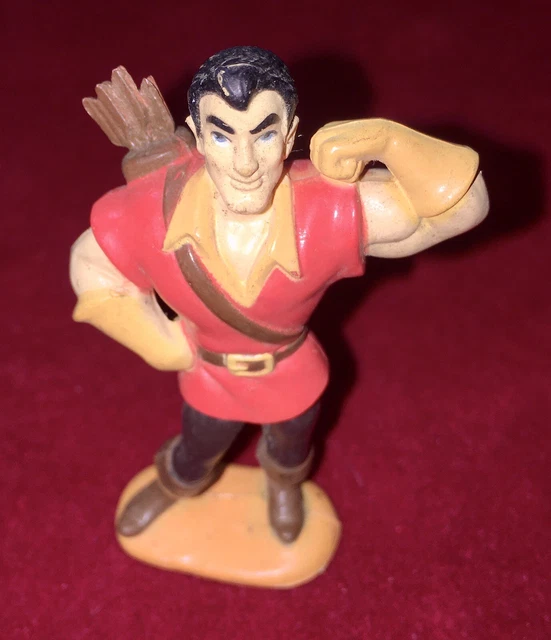 DISNEY BEAUTY AND the Beast Gaston PVC Plastic Figure 3" Toy £8.05 ...