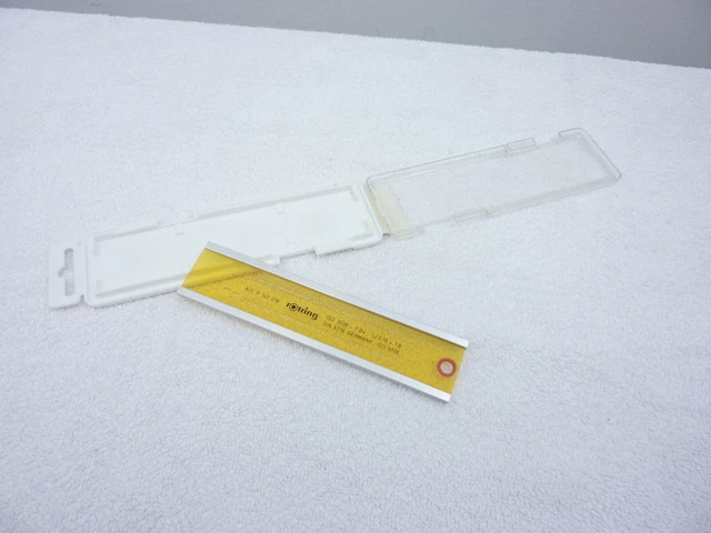 ROTRING SCHRIFTSCHABLONE,SCHABLONE 340018 ISO 3098 1,8mm DIN 6776 ISO ...