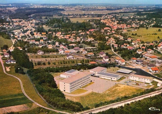 CARTE VOUJEAUCOURT VUE générale aérienne et CES Collège EUR 7,00 - PicClick FR