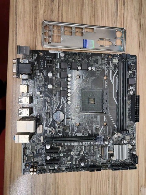 READ! ASUS PRIME A320M-K Motherboard - Spares or Repairs £19.95 ...