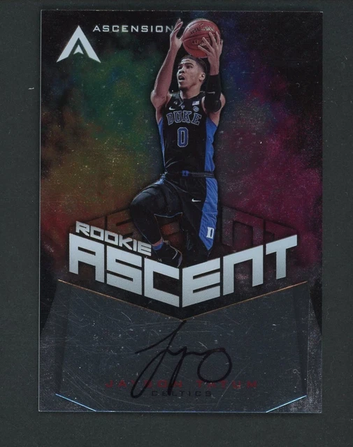 2017-18 PANINI ASCENSION Rookie Ascent Jayson Tatum RC AUTO 189/299 ...