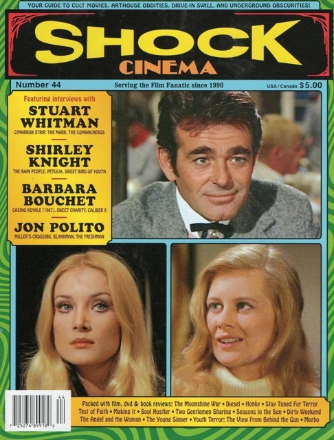 SHOCK CINEMA #44 Steve Puchalski Stuart Whitman Shirley Knight Barbara ...