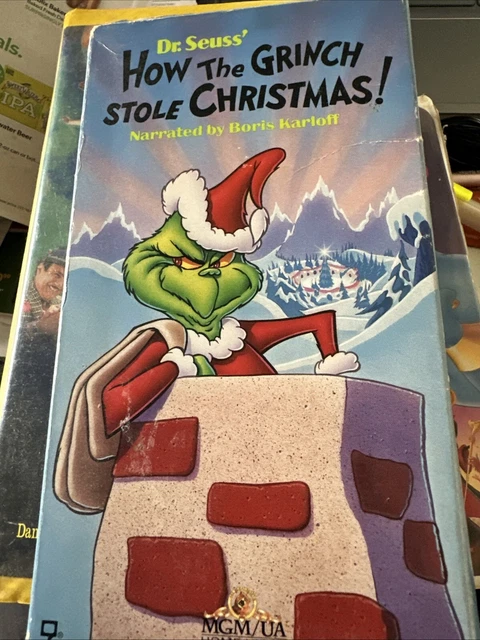 DR. SEUSS HOW The Grinch Stole Christmas VHS Jim Carrey 1996 $1.99 ...